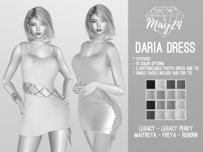 Second Life Marketplace Daria Dress Demo